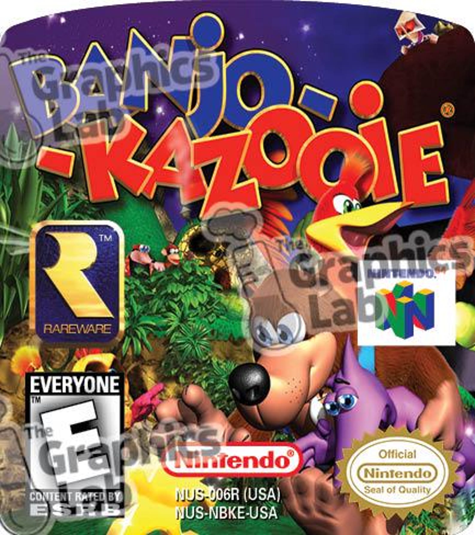 Nintendo 64 (N64) Replacement Game Cartridge Labels - Etsy