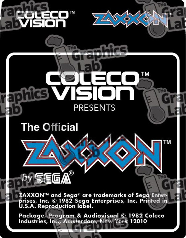 Colecovision Replacement Game Cartridge Labels - Etsy