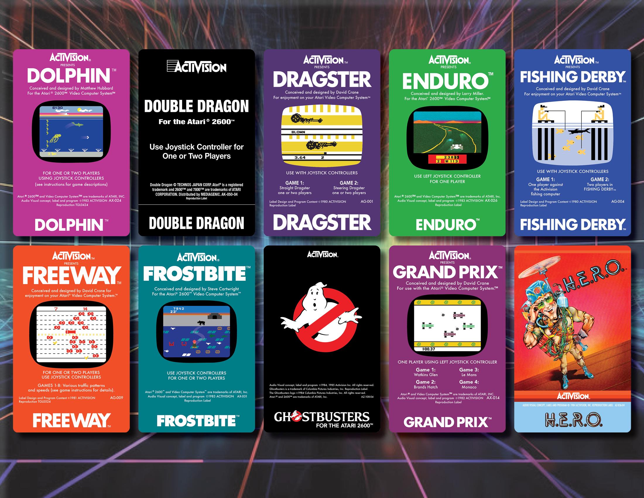 Activision Replacement Game Cartridge Labels for Atari 2600 - Etsy