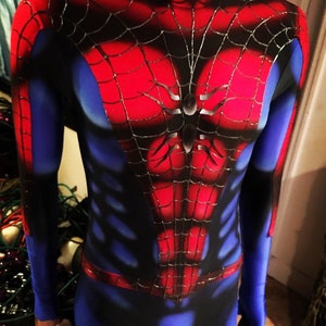 Custom Airbrushed Spidey-suit - Etsy