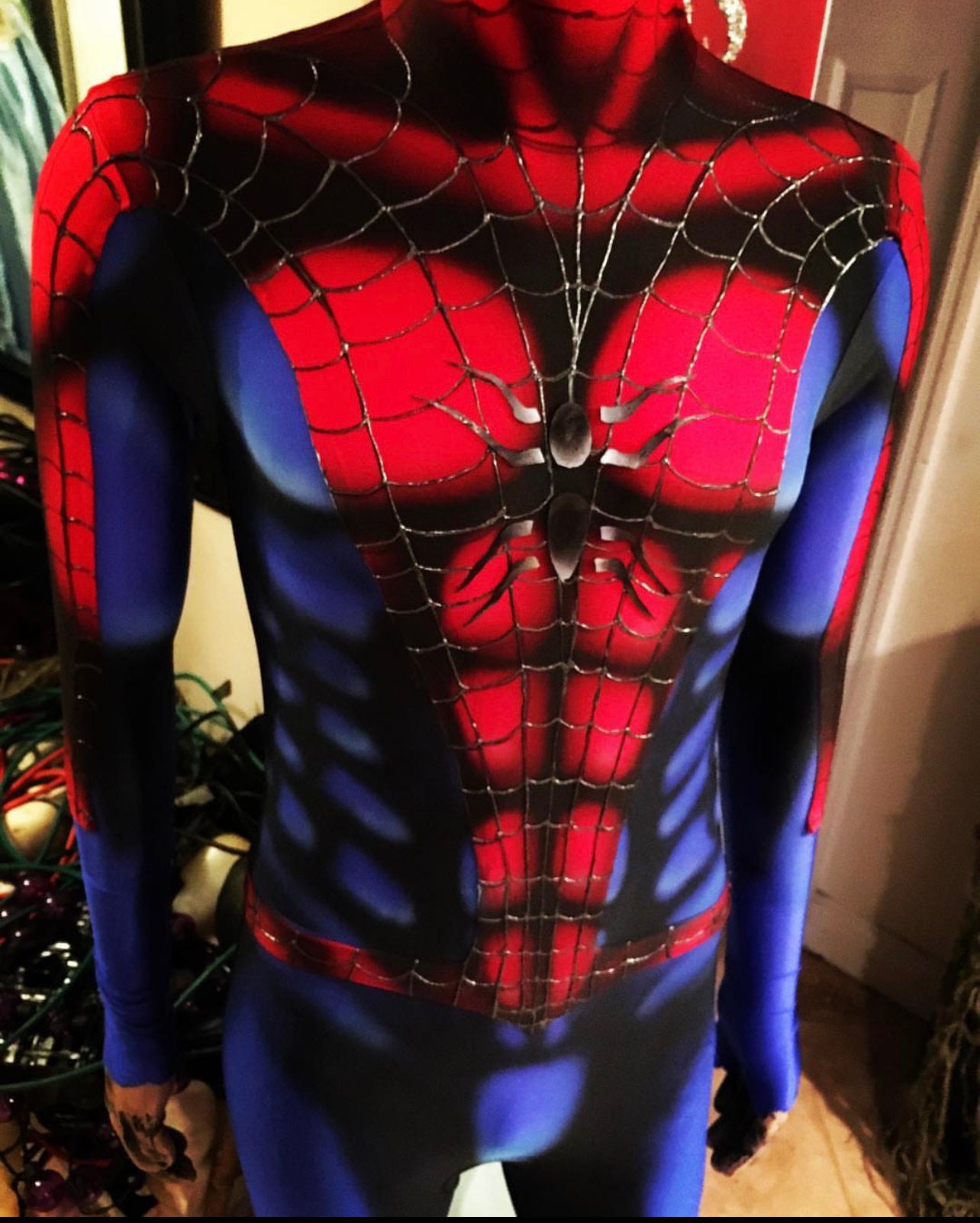 Custom Airbrushed Spidey-suit - Etsy