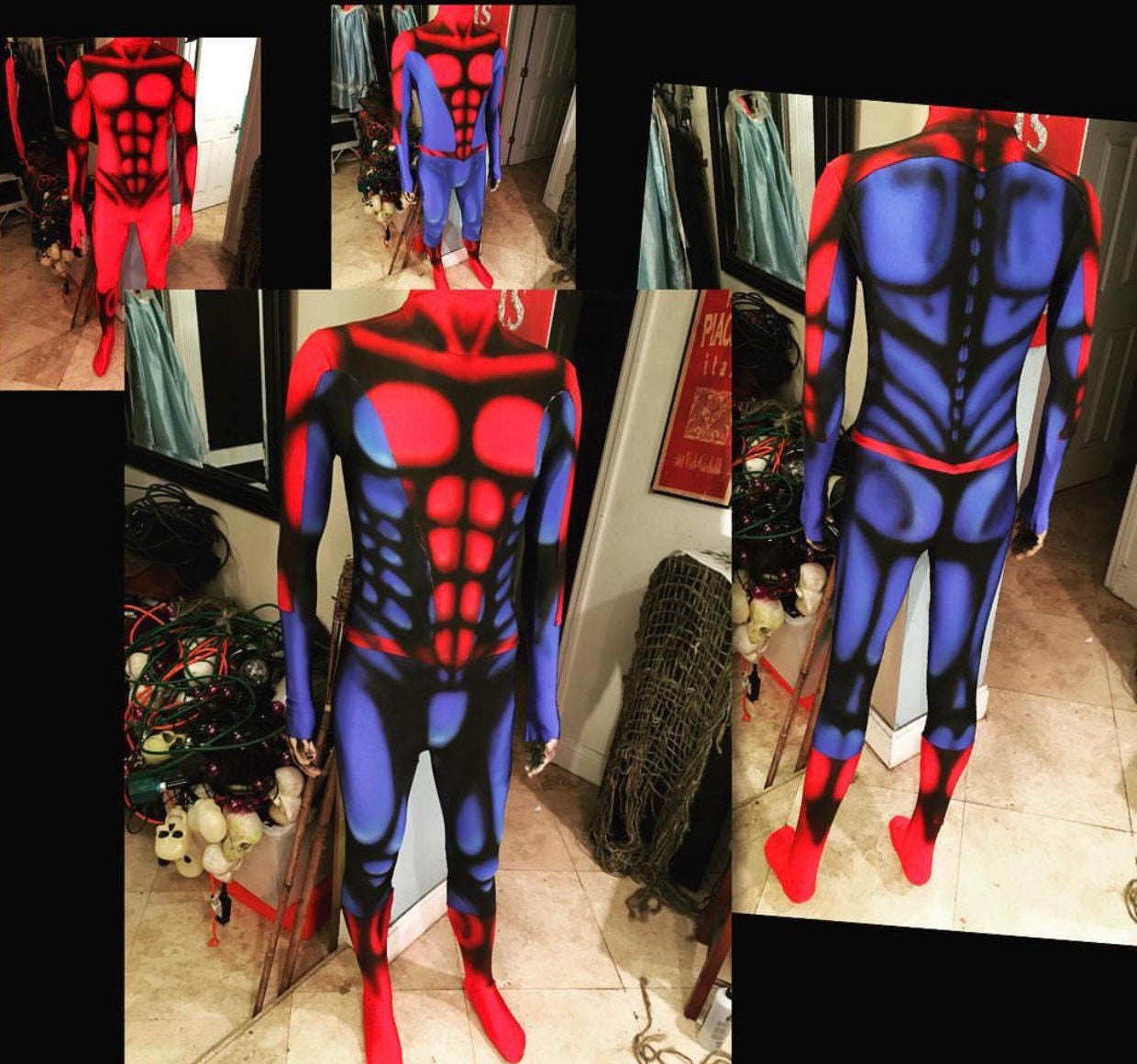 Custom Airbrushed Spidey-suit - Etsy