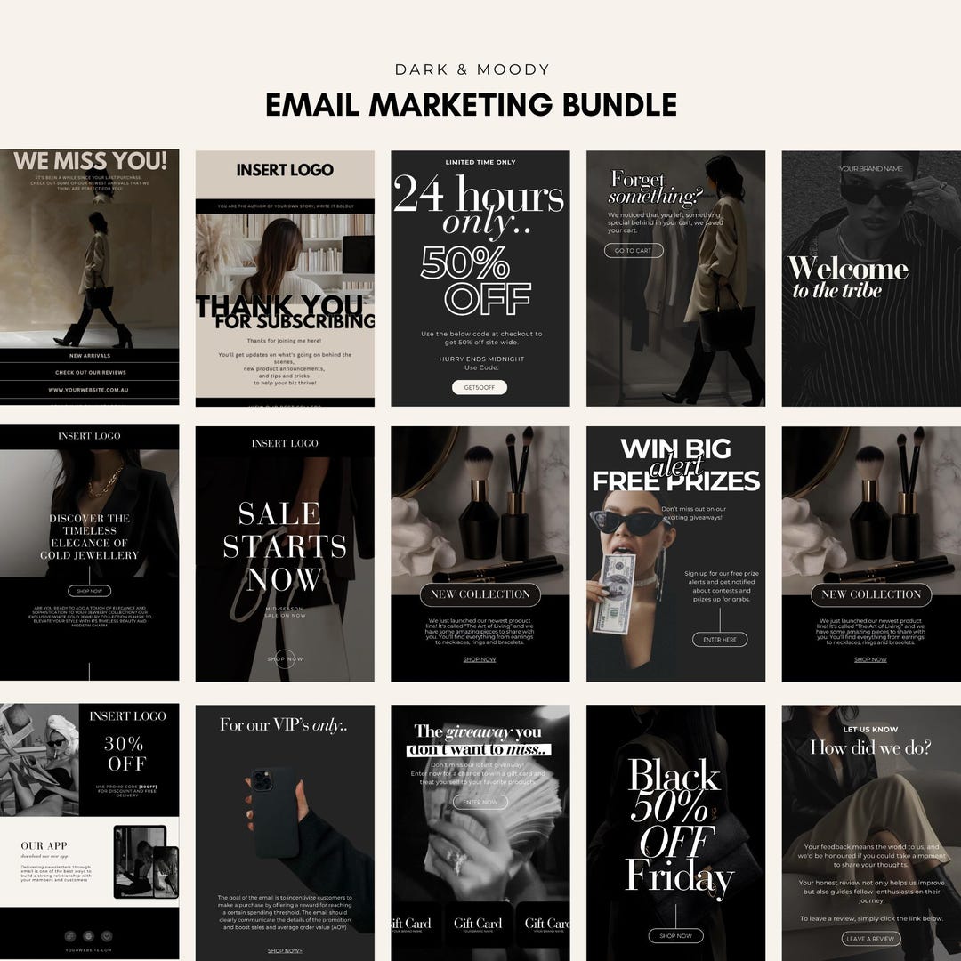 Editable Email Templates, Email Marketing, Product Marketing Email ...