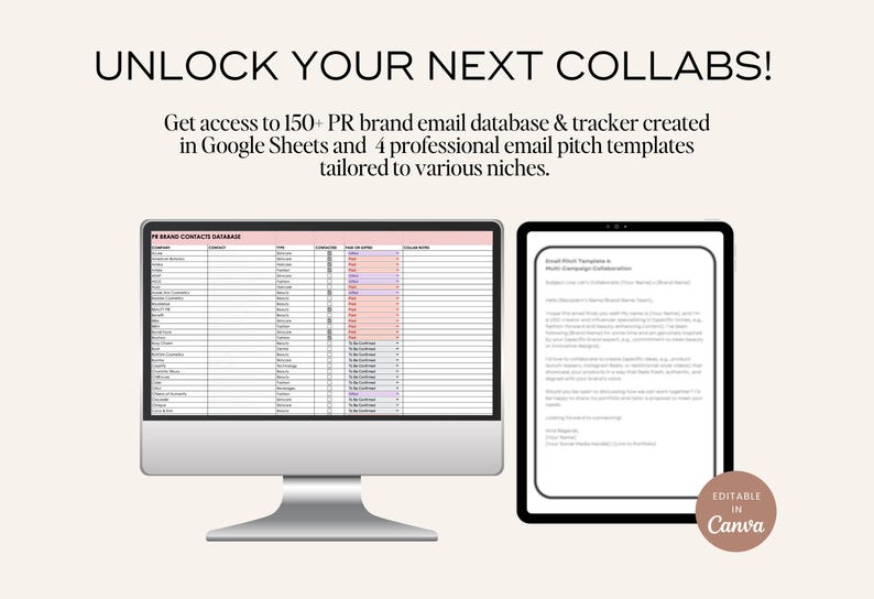 UGC Brand Email List: 150+ PR Contacts & Pitch Templates (digital ...