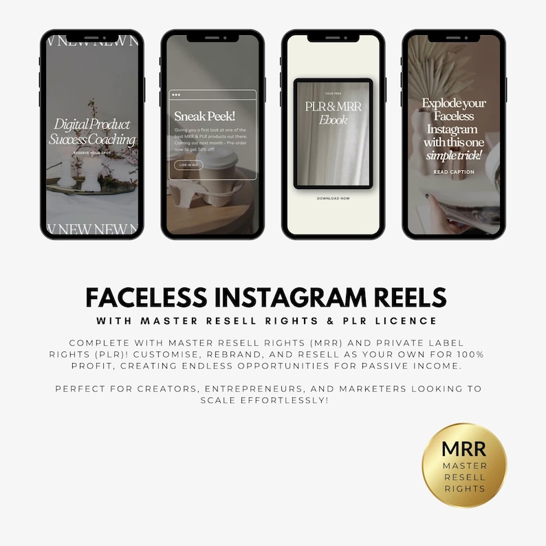 Faceless Instagram Reels Canva Templates — Viral Reels Bundle ...