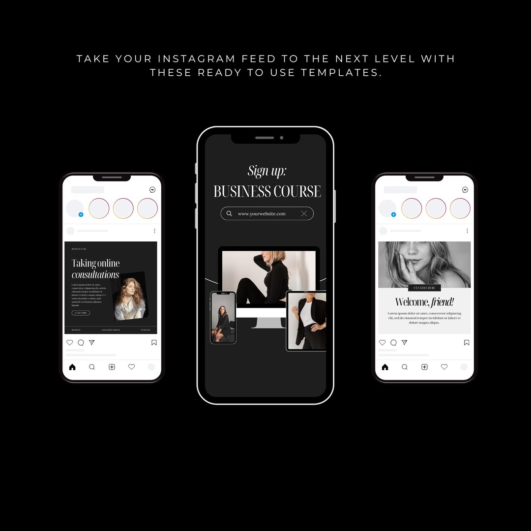 Instagram Posts Templates Social Media Post Editable Canva Template ...