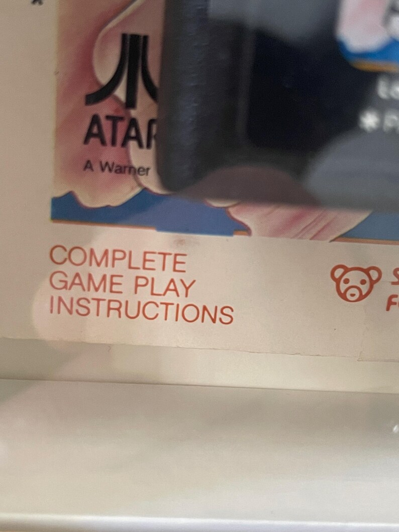 Atari 2600 Vintage Pacman 1981 for Display - Game + Manual - Etsy