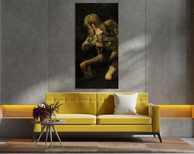 Francisco De Goya Saturn Devouring His Son C.18191823, High Quality ...