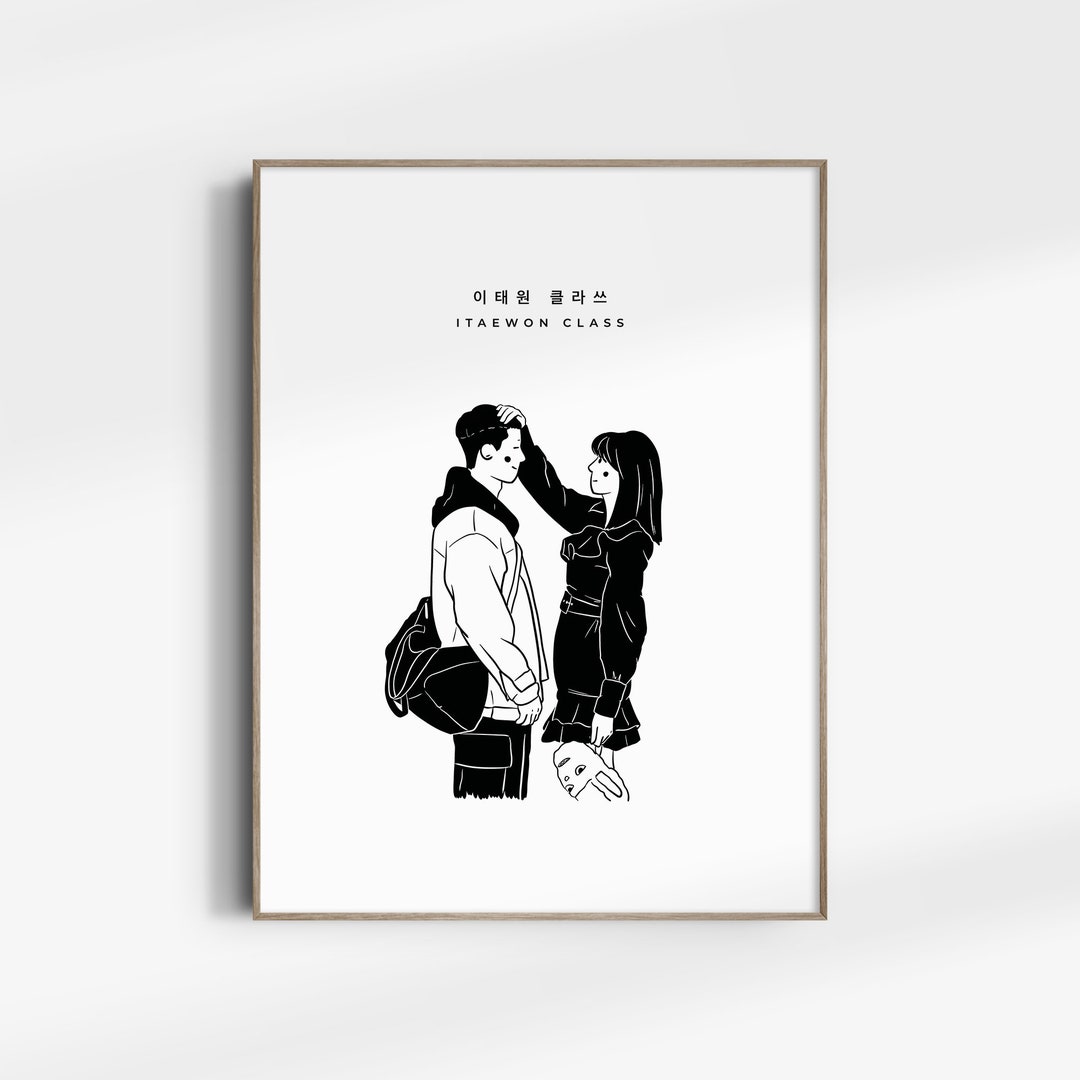 Itaewon Class Minimalist Poster, K-drama Printable Poster, K-drama ...