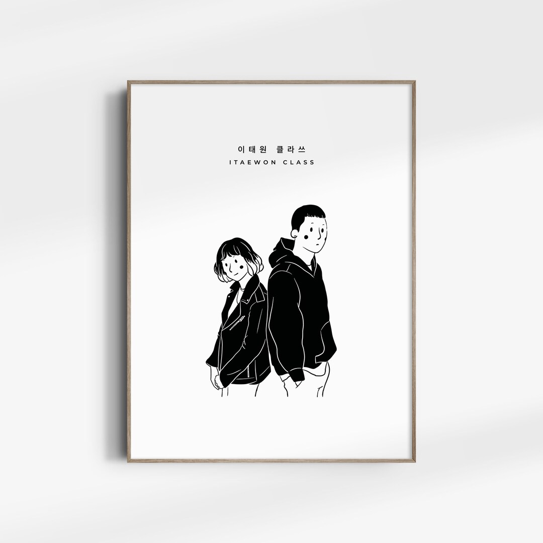 Itaewon Class Minimalist Poster, K-drama Printable Poster, K-drama ...