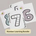 Printable Number Tracing Pdf Card 0-9 Trace Numbers Interactive ...