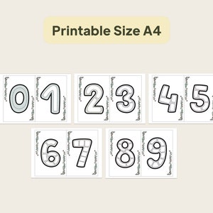 Printable Number Tracing Pdf Card 0-9 Trace Numbers Interactive ...