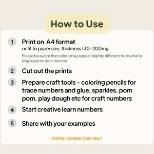 Homeschool Learning Number Bundle 1-10 Tracing Number and PLAYDOUGH ...