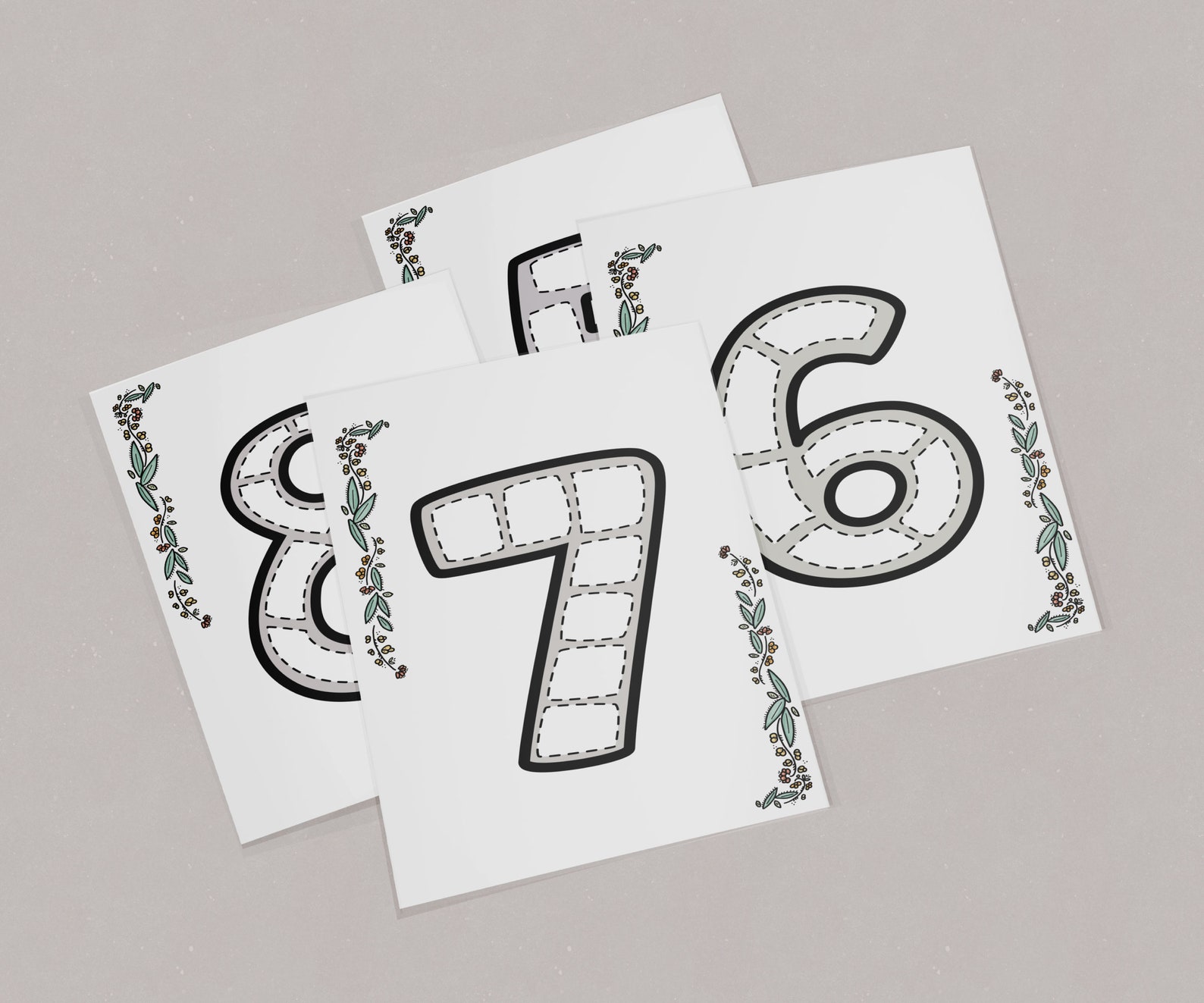 Craftlearning Numbers Activity With Pompom 1-10 Numbers for Toddler ...