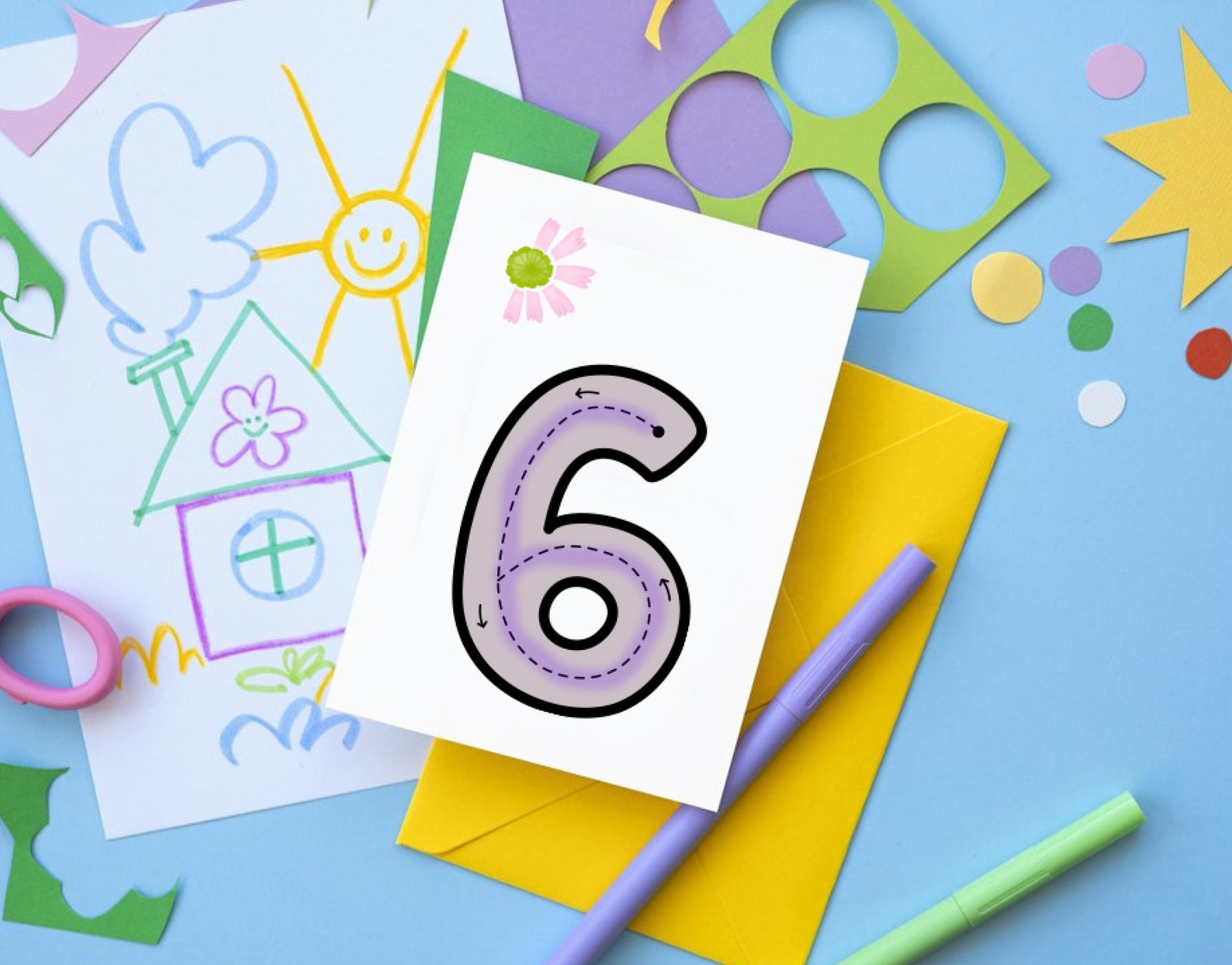 Printable Number Tracing Pdf Card 0-9 Trace Numbers Interactive ...