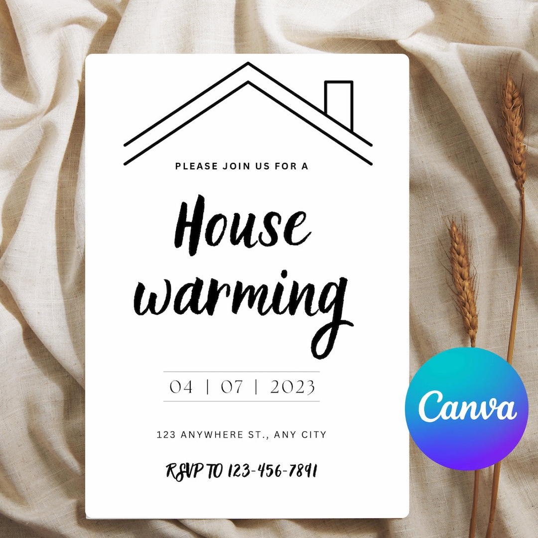 House Warming Digital Invitation - Etsy