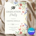 Floral Graduation Invitation Template - Etsy