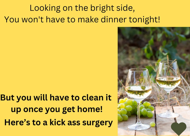 A Silly Good Luck Card for Surgery - Etsy