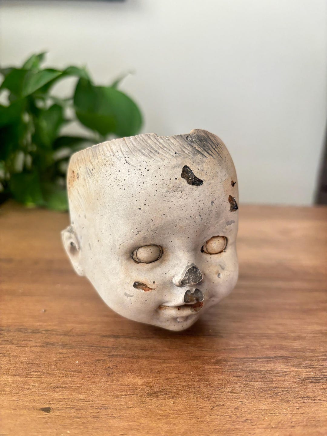 Concrete Doll Head - Etsy