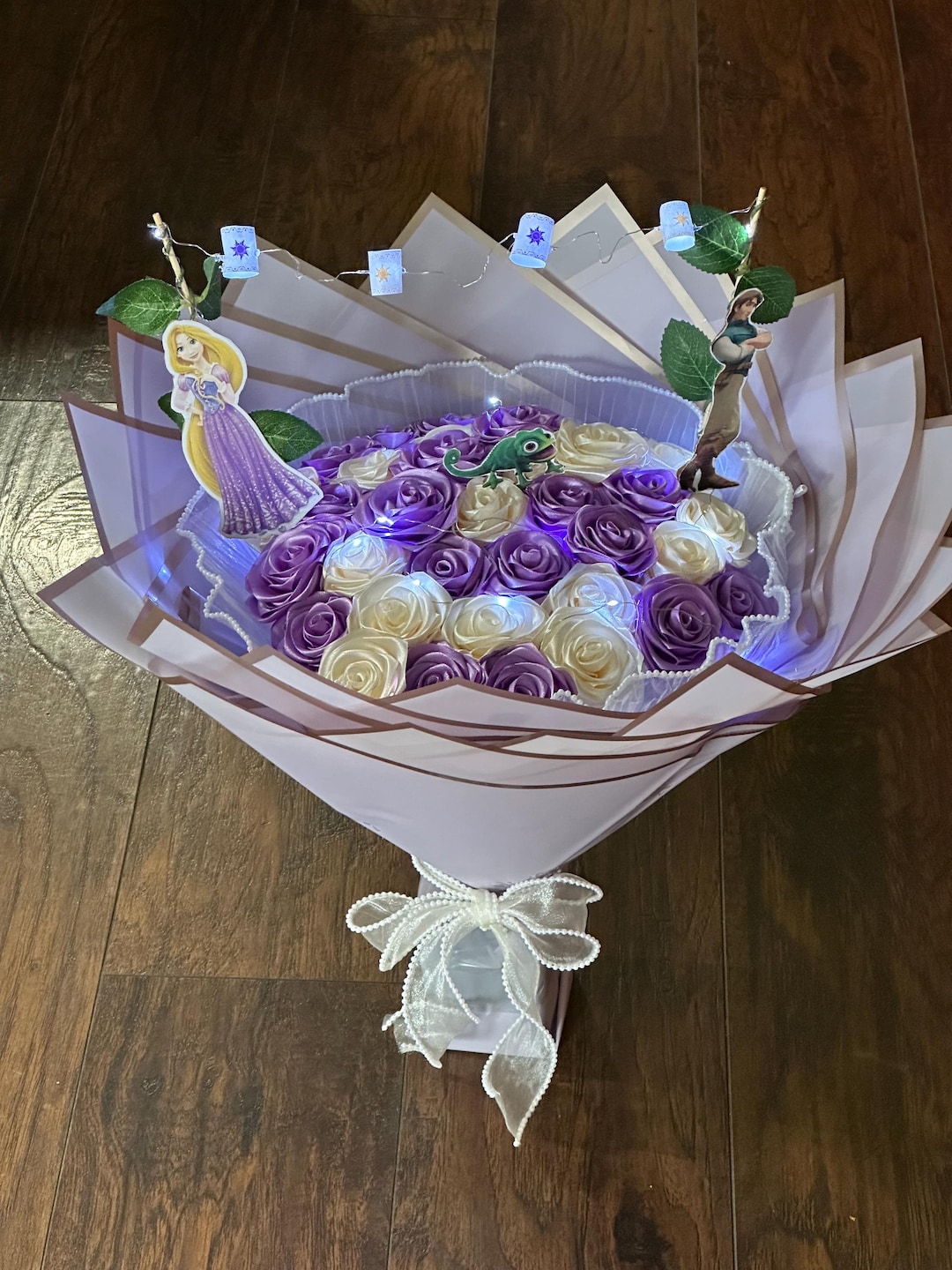 Rapunzel Eternal Rose Bouquet - Etsy