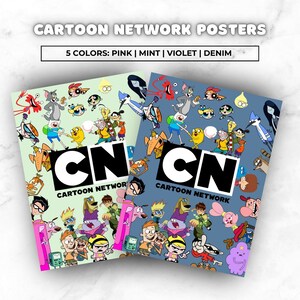 Cartoon Network Posters | Print Glossy | 8.5" X 11" | Themed Nostalgic ...