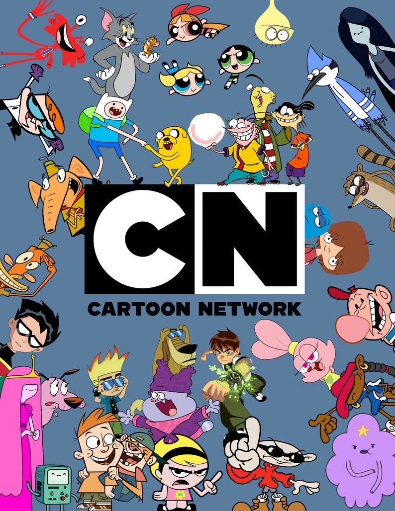 Cartoon Network Posters | Print Glossy | 8.5" X 11" | Themed Nostalgic ...