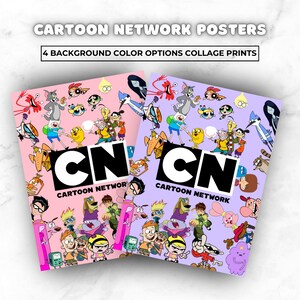 Cartoon Network Posters | Print Glossy | 8.5" X 11" | Themed Nostalgic ...
