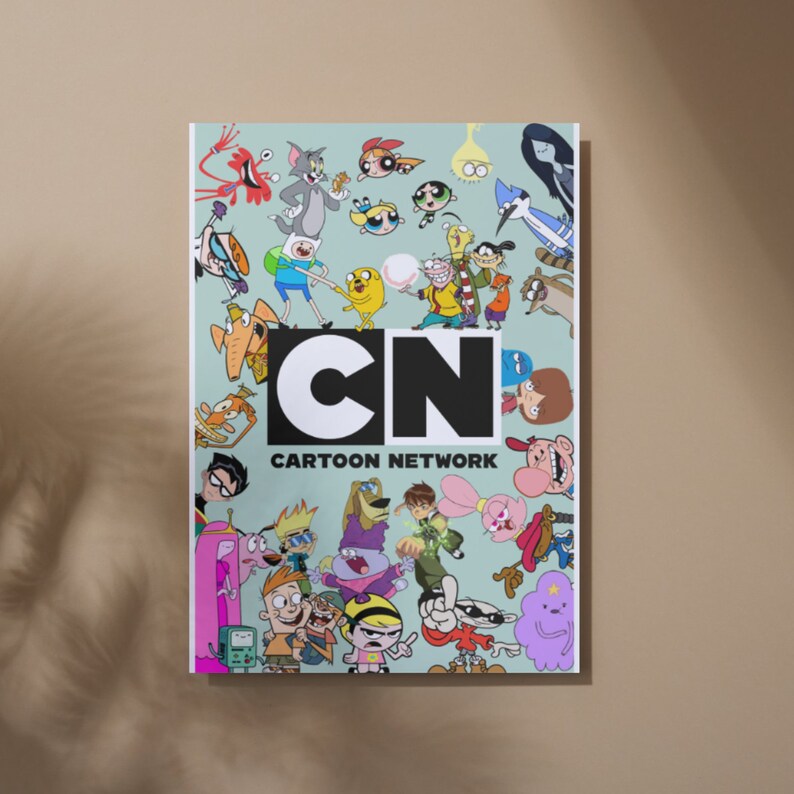 Cartoon Network Posters | Print Glossy | 8.5" X 11" | Themed Nostalgic ...