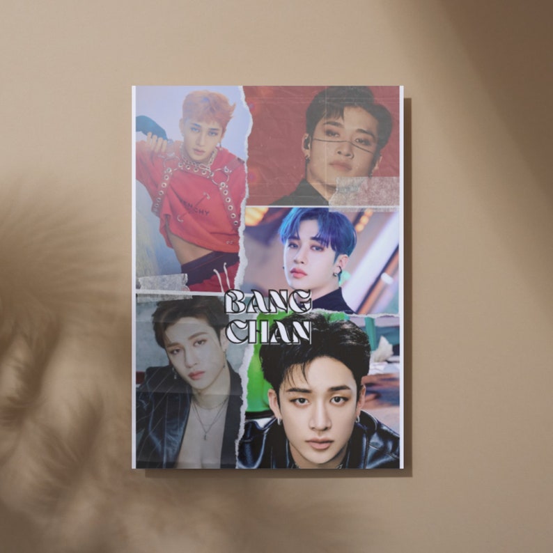 Stray Kids Bang Chan Posters Printable Skz Posters 13 X 19 Digital ...