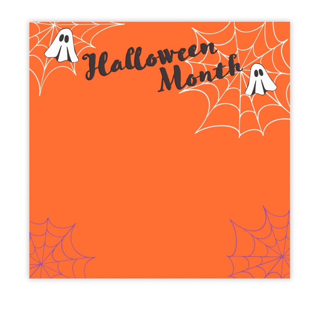 Halloween Spiderwebs & Ghosts Post-it® Notes, Fun Sticky Notes - Etsy