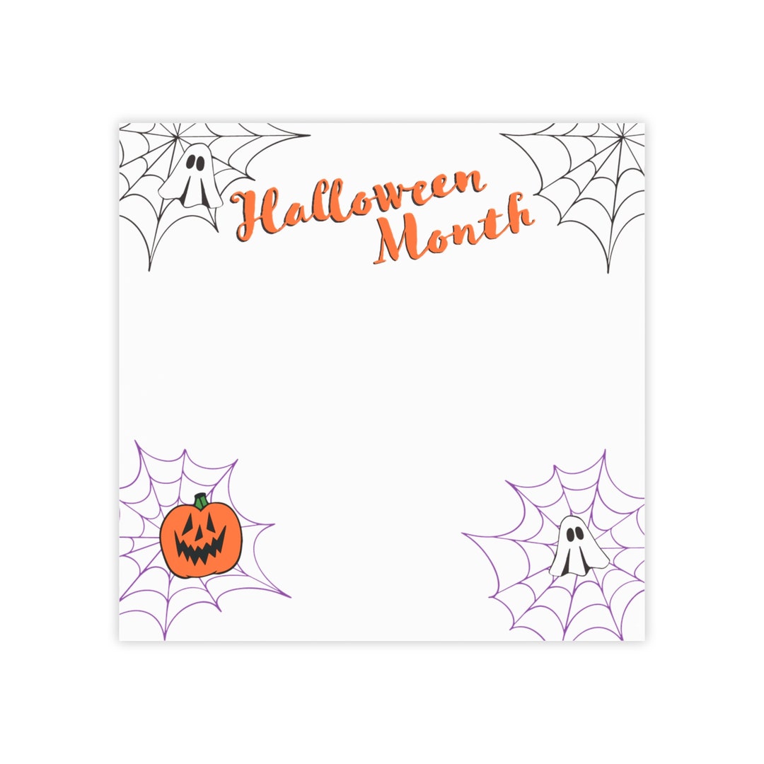 Simply Cute Halloween Month Post-it® Note Pads, Pumpkin Ghost and ...