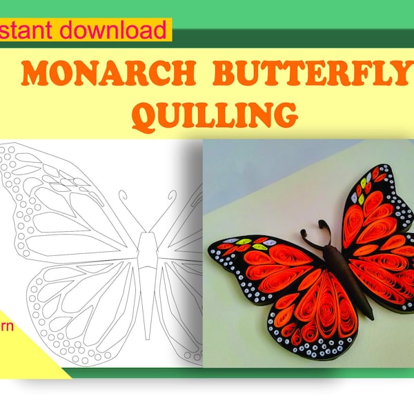 Quilling Butterfly - Etsy