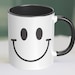 Smiley Face Mug | Happy Face Ceramic Coffee Cup | Unique Gift for ...