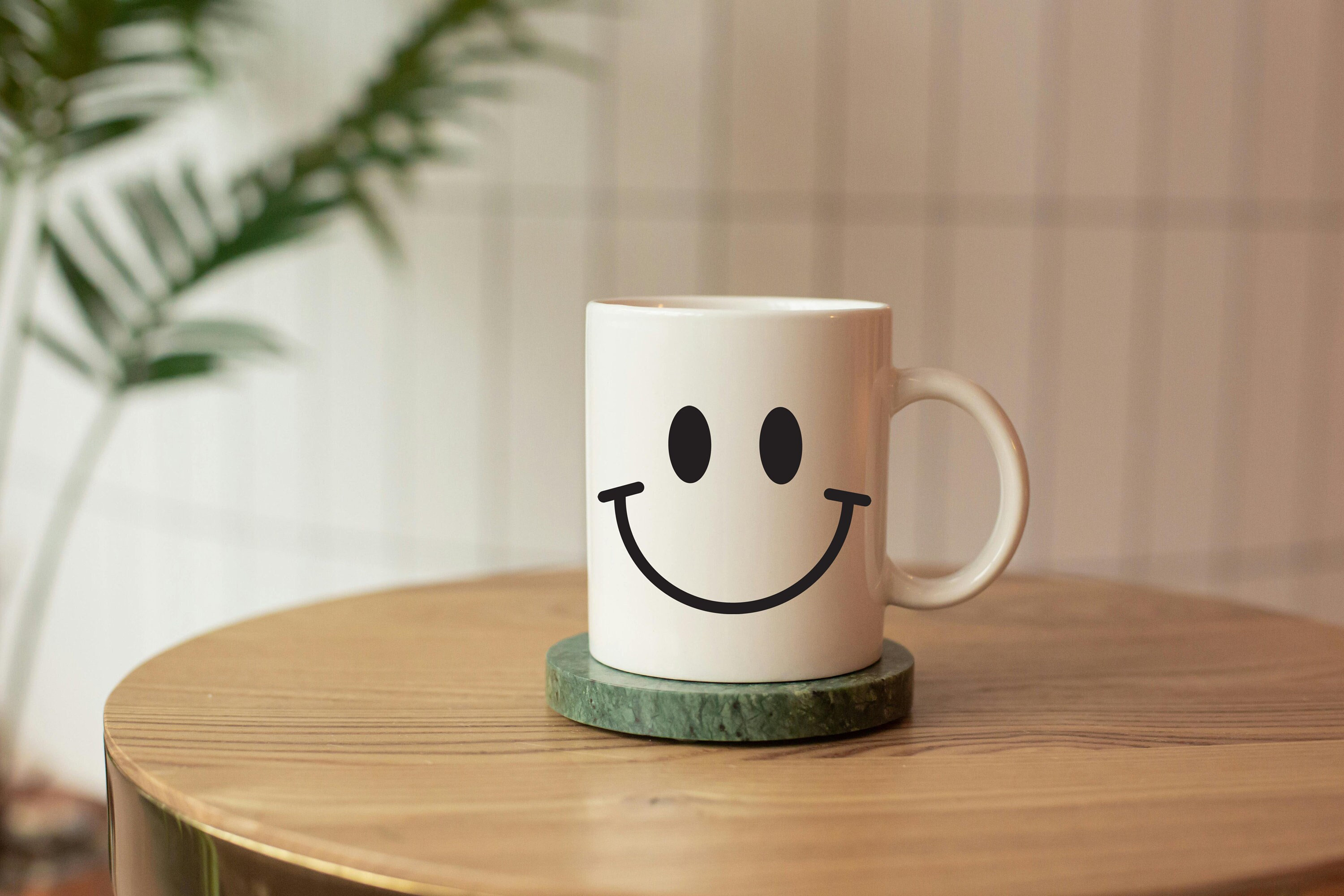 Smiley Face Mug | Happy Face Ceramic Coffee Cup | Unique Gift for ...