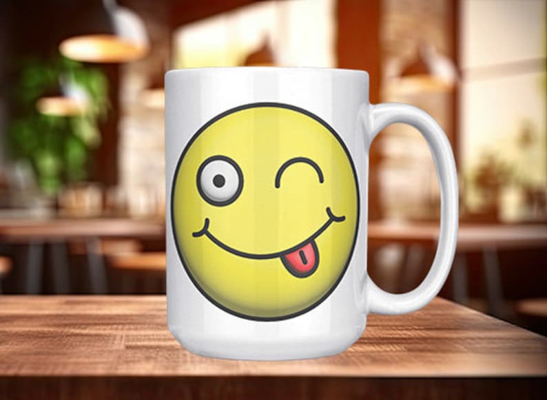 Smiley Face Mug Happy Face Coffee Cup Ceramic Mug With Yellow Smiley ...