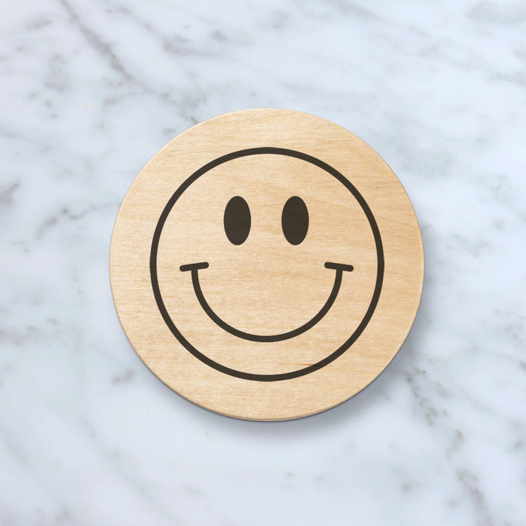 Smiley Face Wood Bottle Opener: Magnetic Bar Accessory, Refrigerator ...