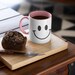 Smiley Face Mug | Happy Face Ceramic Coffee Cup | Unique Gift for ...