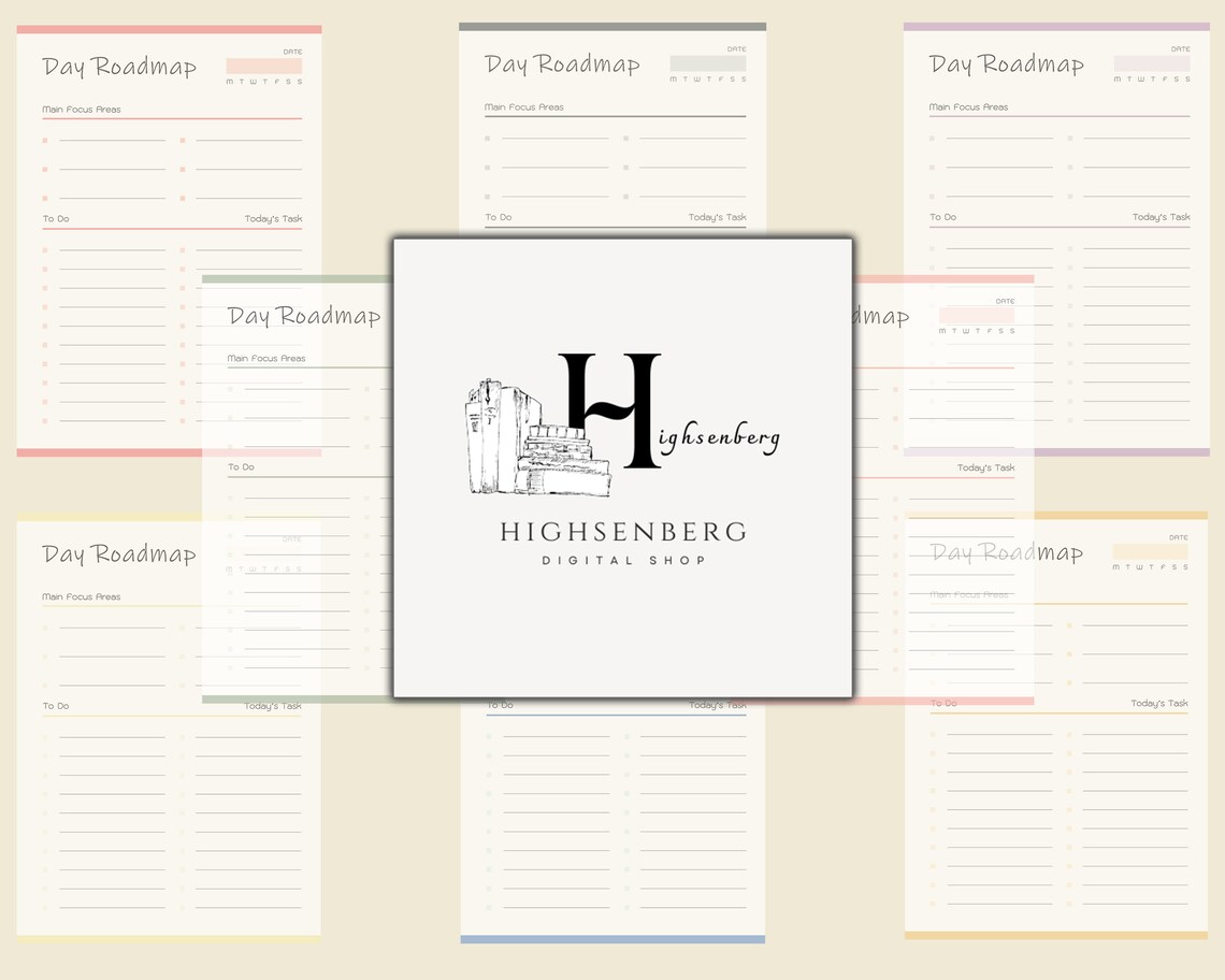 New 2024 Day Roadmap ,printable Planner to Do List Daily to Week Pdf ...