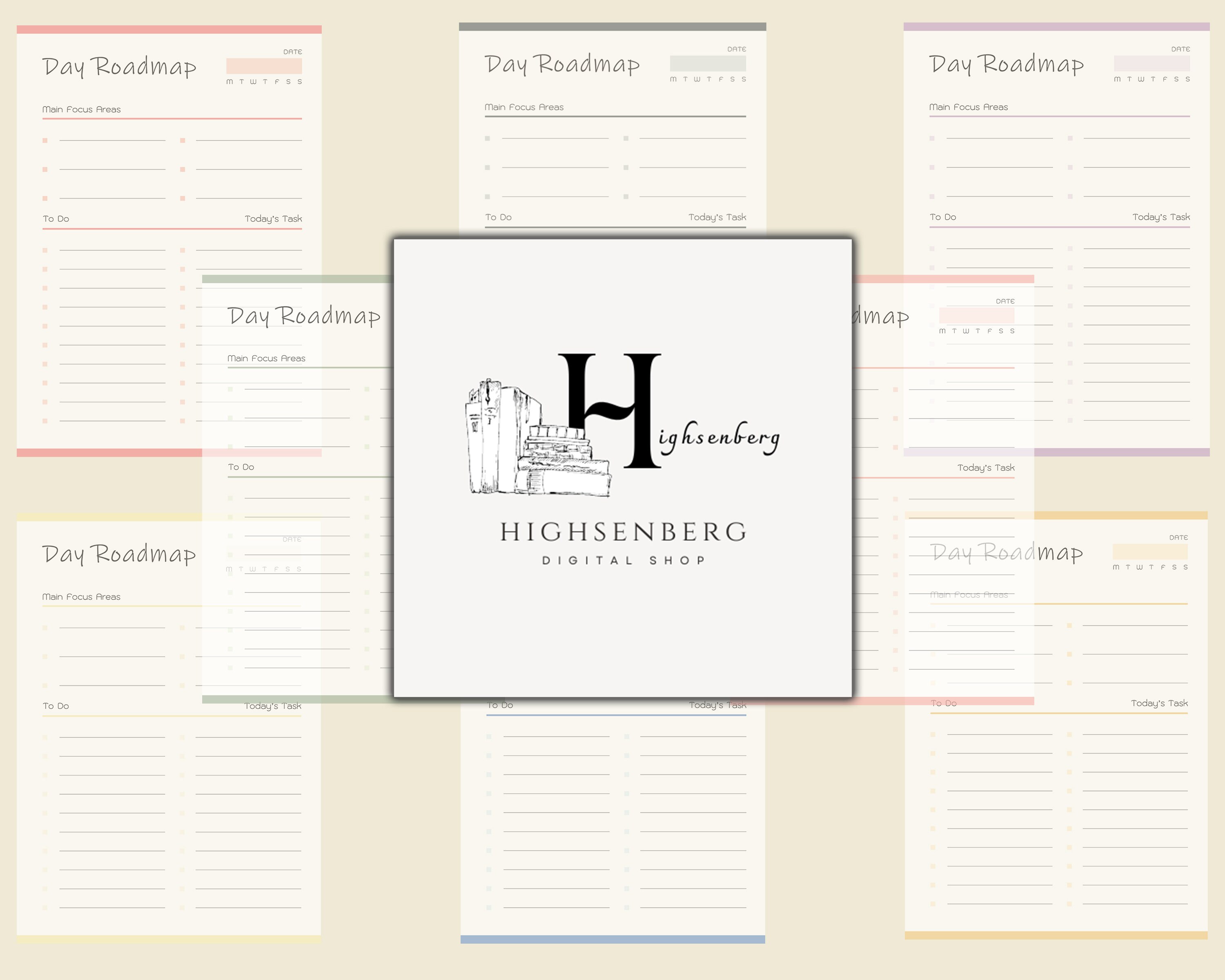 New 2024 Day Roadmap ,printable Planner to Do List Daily to Week Pdf ...