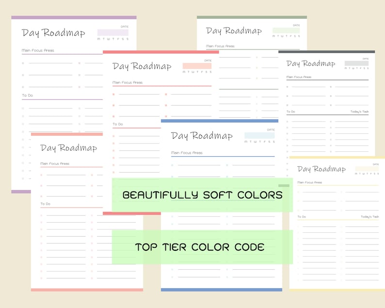 New 2024 Day Roadmap ,printable Planner to Do List | Daily to Week Pdf ...