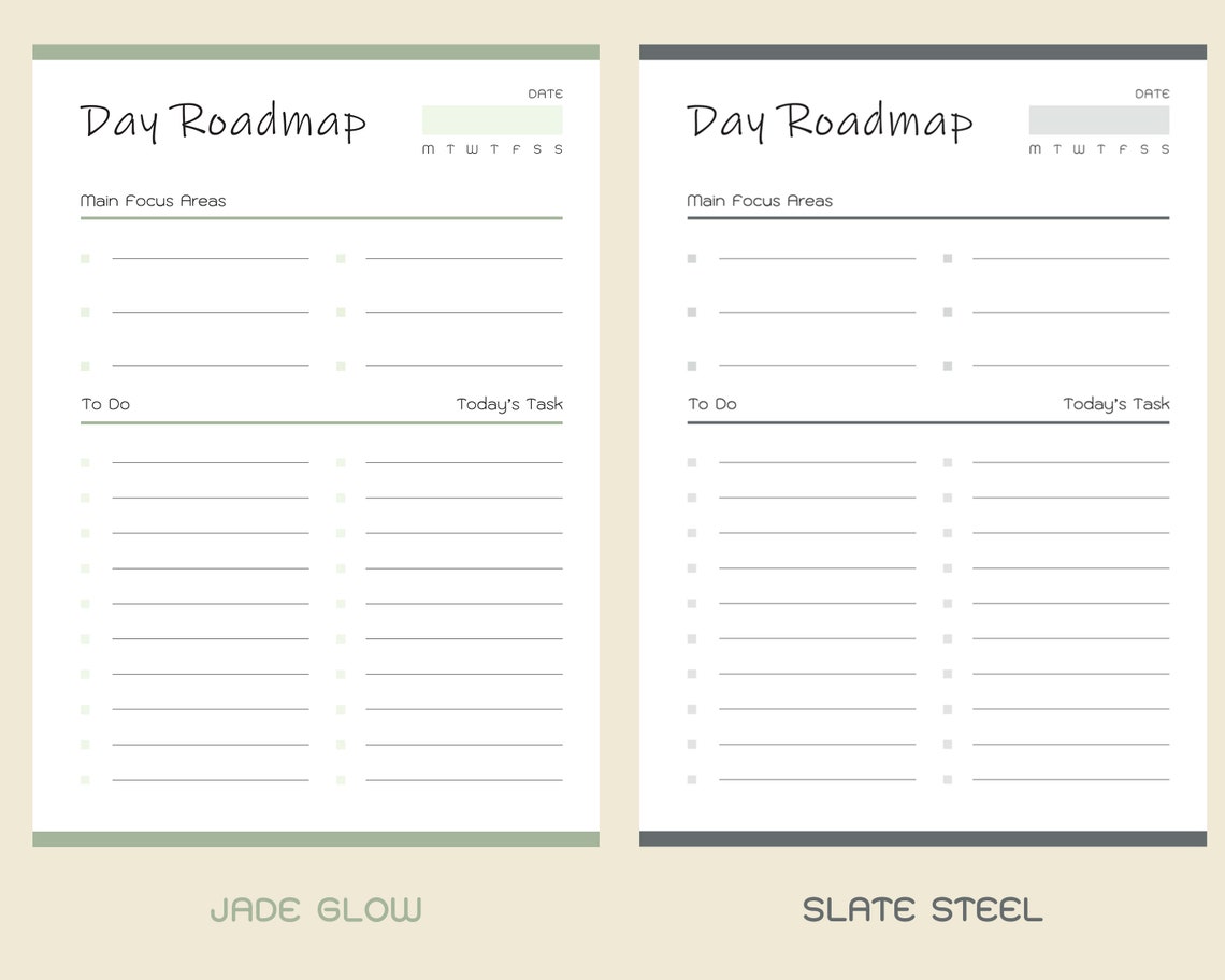 New 2024 Day Roadmap ,printable Planner to Do List Daily to Week Pdf ...