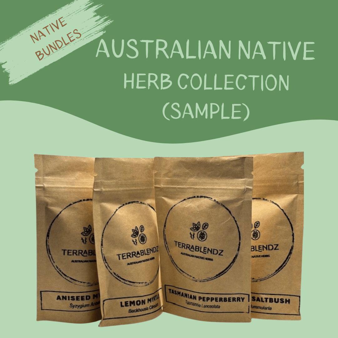 Australian Native Herb Collection (sample Pack), All 4 Popular Native ...