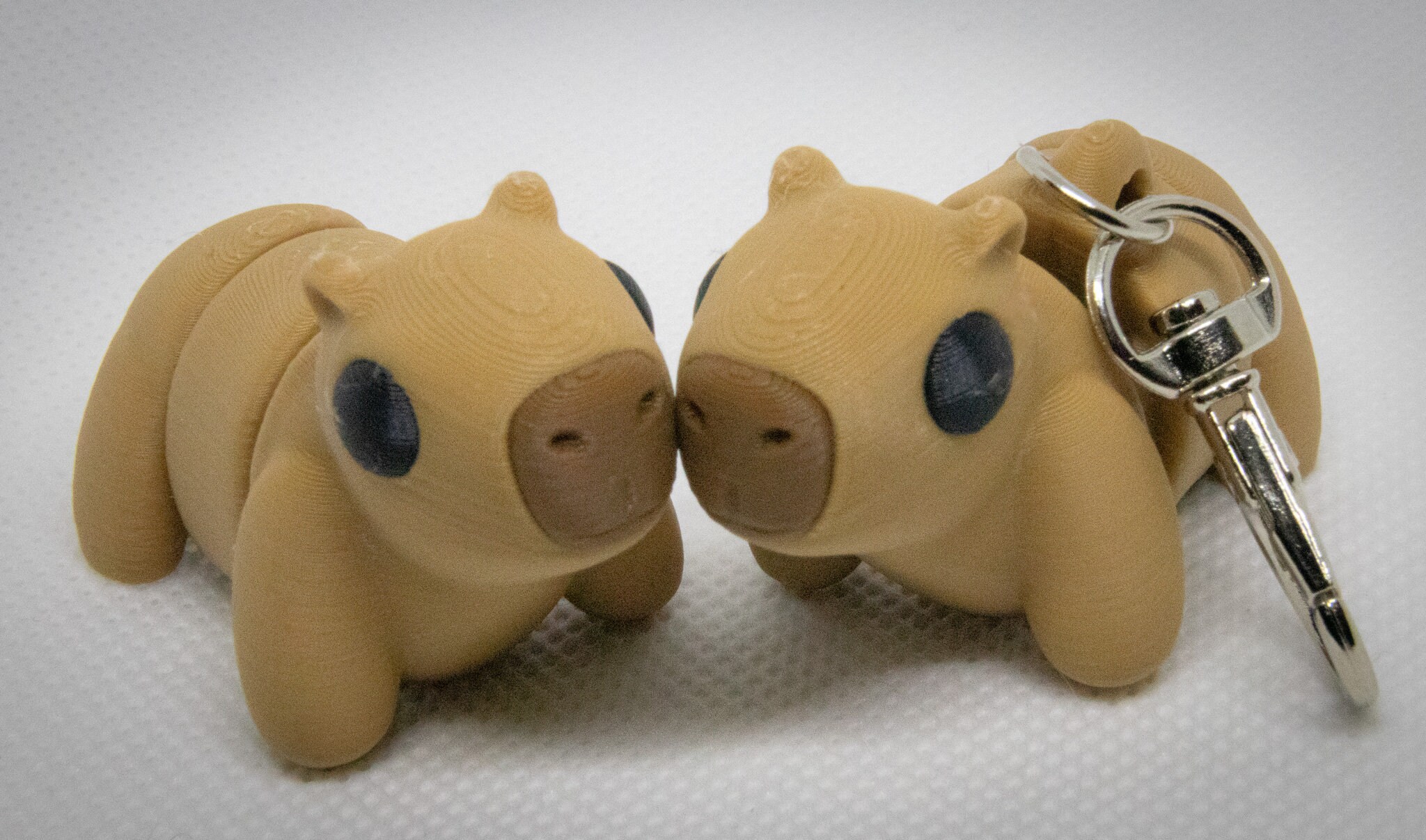 Charming Baby Capybara Figurine - Desk Fidget or Keychain by Zou3d - Etsy