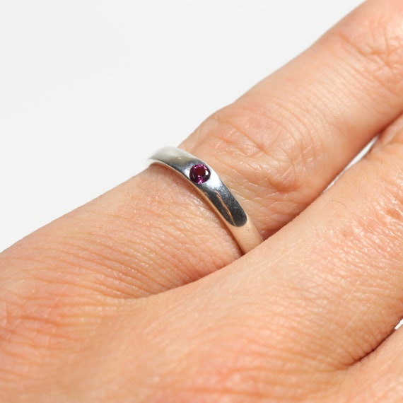 Simple Sterling Silver 925 Minimalist Design Style Sm… - Gem