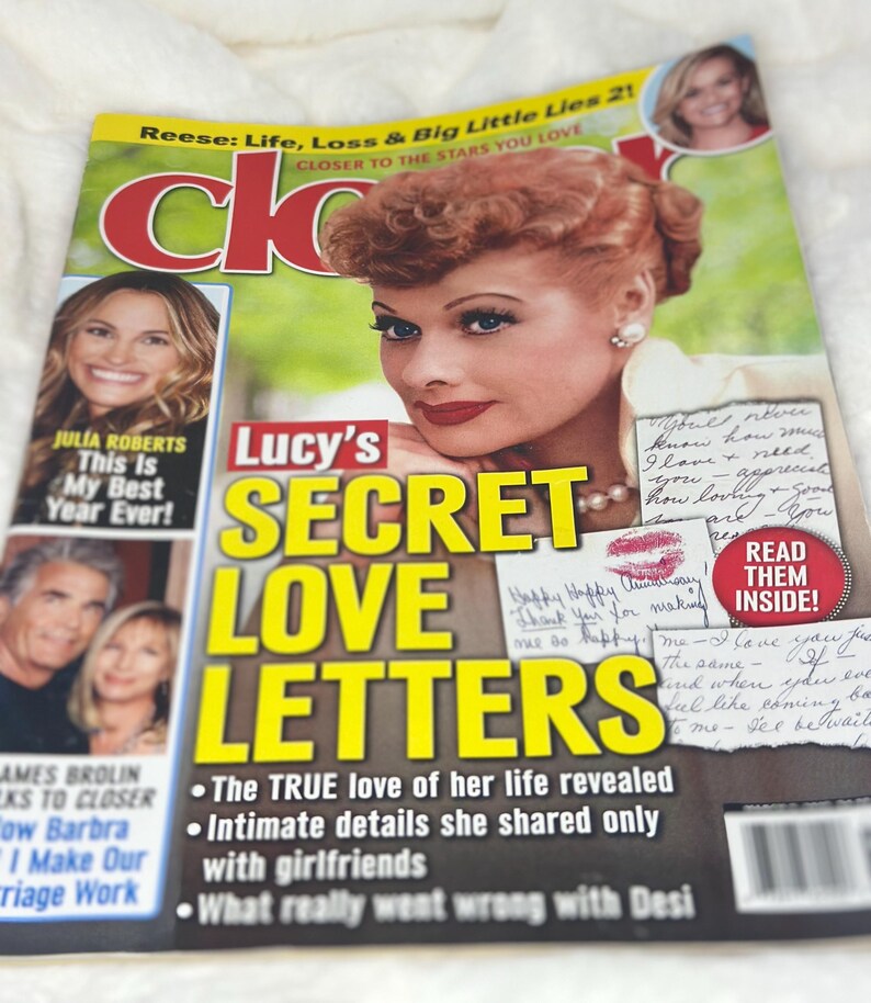 Collectible Lucille Ball Closer Magazine Article - Etsy