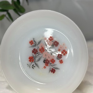 Vintage 1960s Fire King Primrose Milk Glass Bowl- Perfect Gift for Any ...