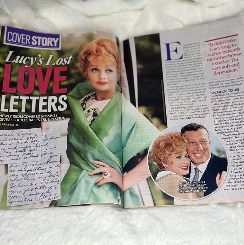 Collectible Lucille Ball Closer Magazine Article - Etsy