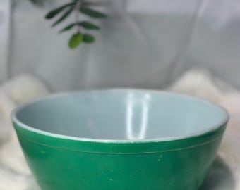 Vintage Pyrex 403 Primary Green 2.5 Quart Mixing Bowl USA Made - Etsy