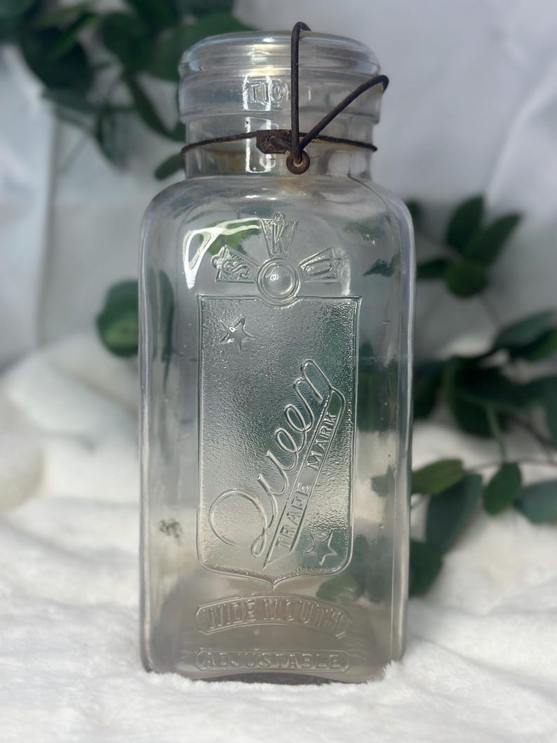 Rare Vintage 1869 Queen Flip Lock Mason Jar- Awesome Collector Piece ...