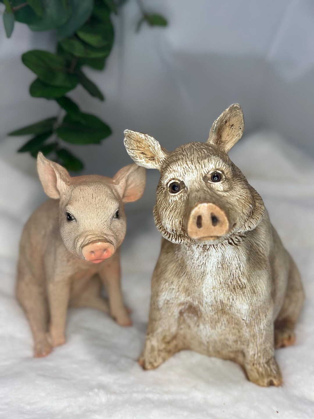 Adorable Pink Ceramic Pigs- Perfect Addition to Any Home - Etsy